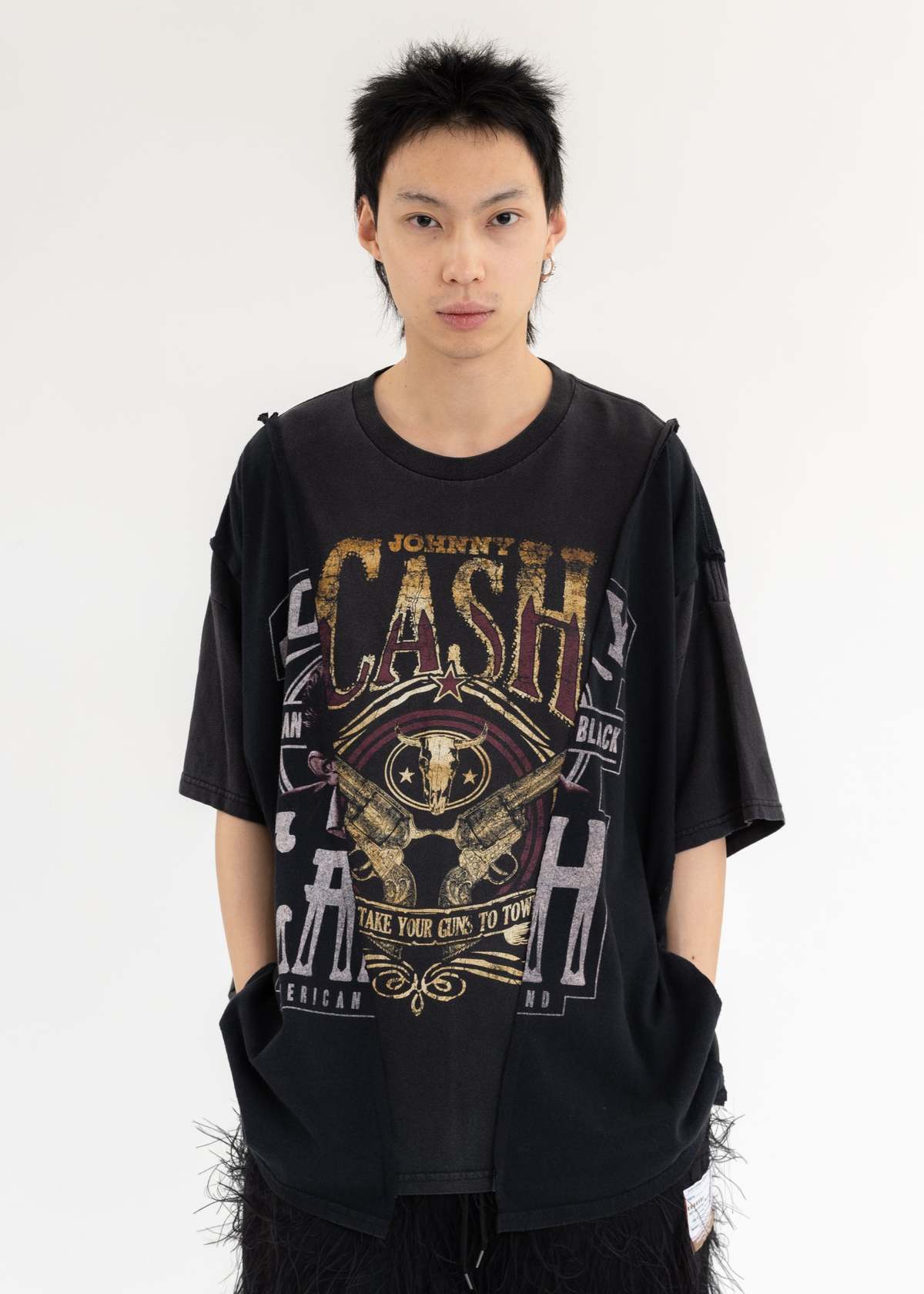 DISCOVERED Wide Band Tee - Black Style E | Garmentory