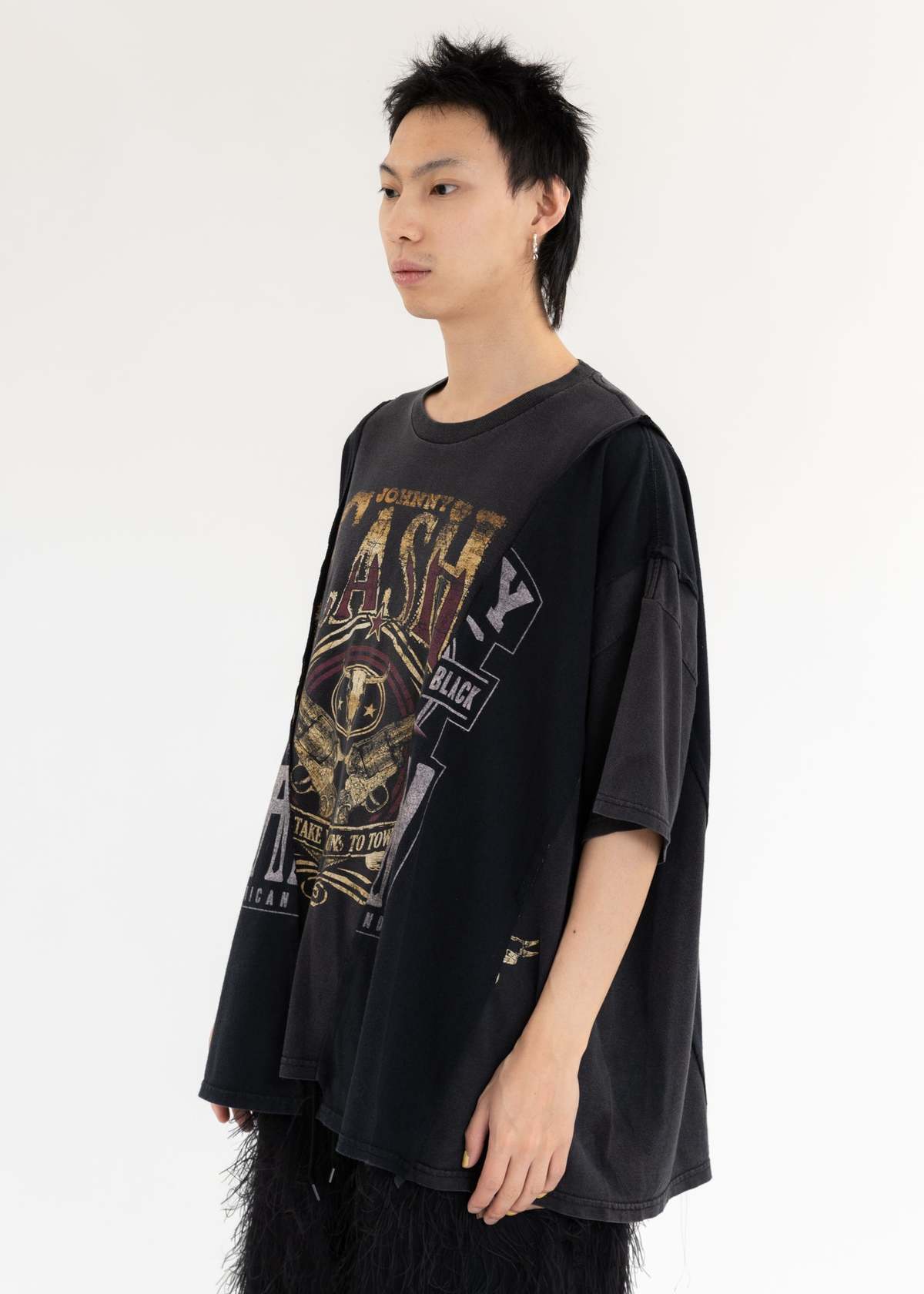 DISCOVERED Wide Band Tee - Black Style E | Garmentory
