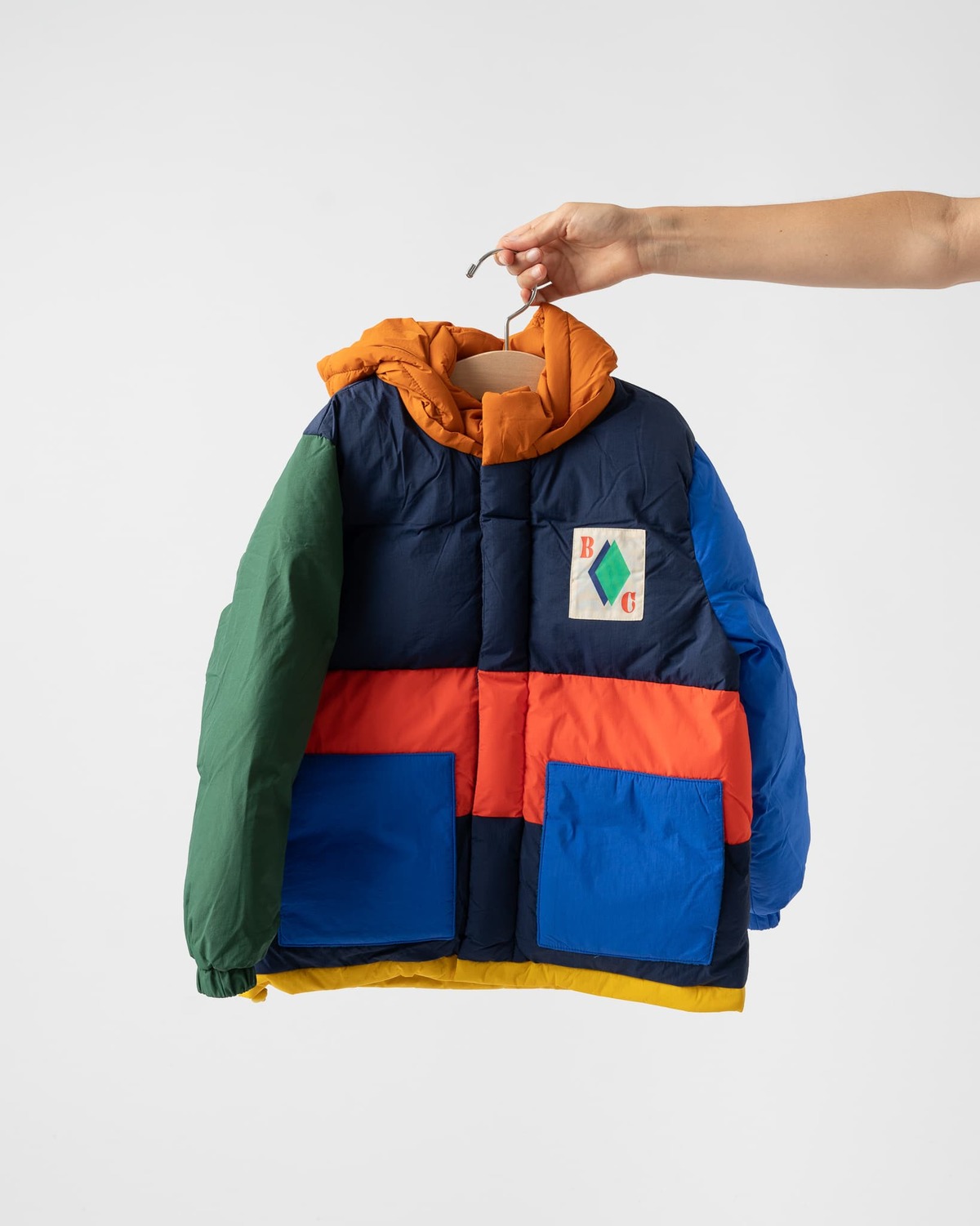 Bobo Choses Color Block Padded Kids Jacket | Garmentory