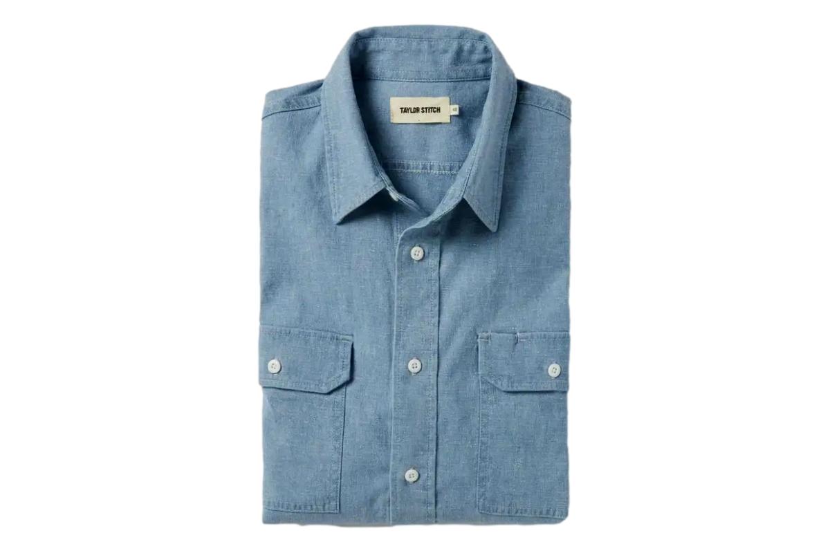 Taylor Stitch Chore Shirt - Washed Indigo Boss Duck | Garmentory