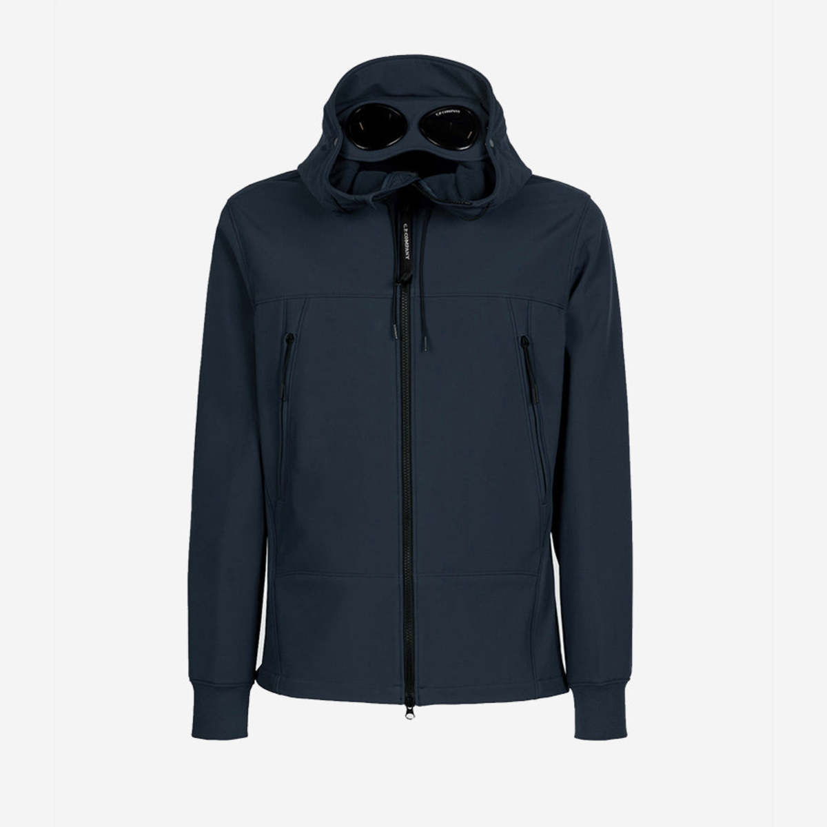 CP company Shell R Goggle Jacket - Total Eclipse Navy | Garmentory