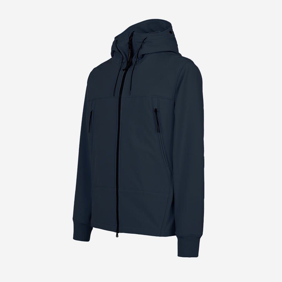 CP company Shell R Goggle Jacket - Total Eclipse Navy | Garmentory