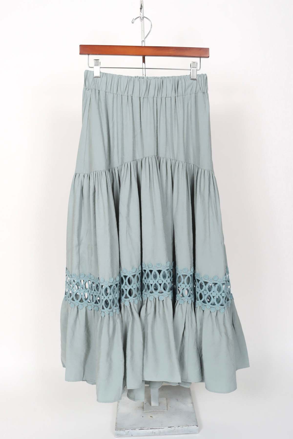 silvia tcherassi Cher Skirt - Sage Green | Garmentory