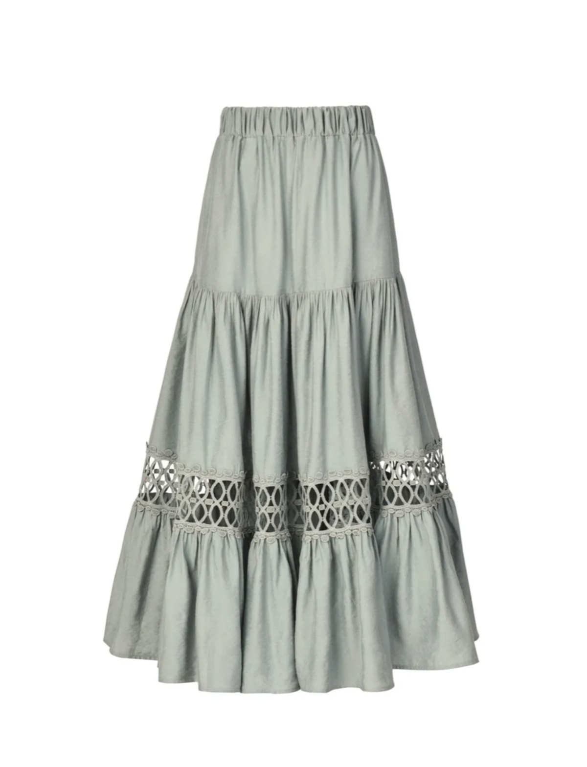 silvia tcherassi Cher Skirt - Sage Green | Garmentory