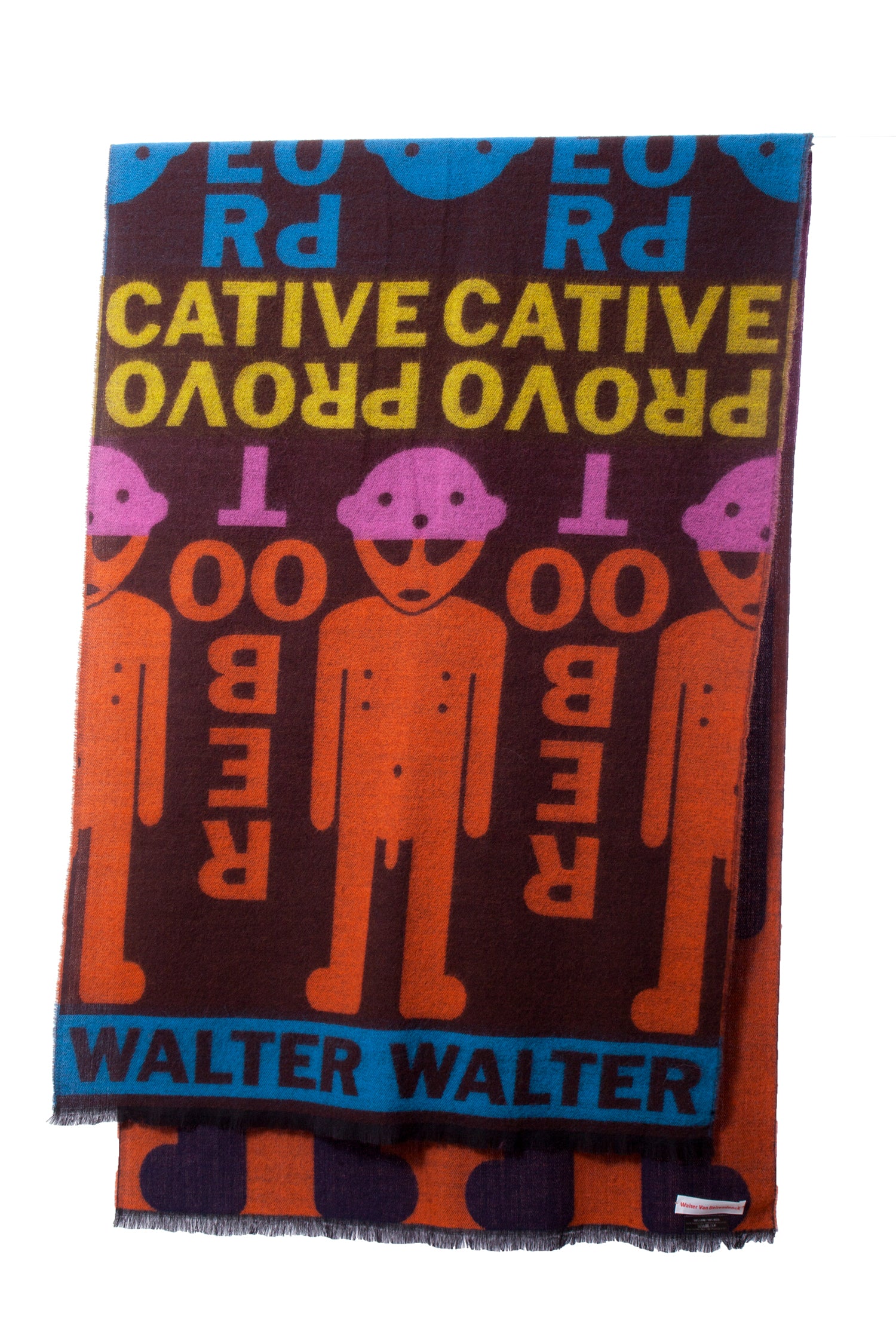 Walter Van Beirendonck Power Scarf - Double Navy | Garmentory