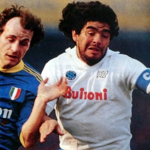 COPA Maradona X COPA Napoli 1986-87 Retro Football Shirt | Garmentory