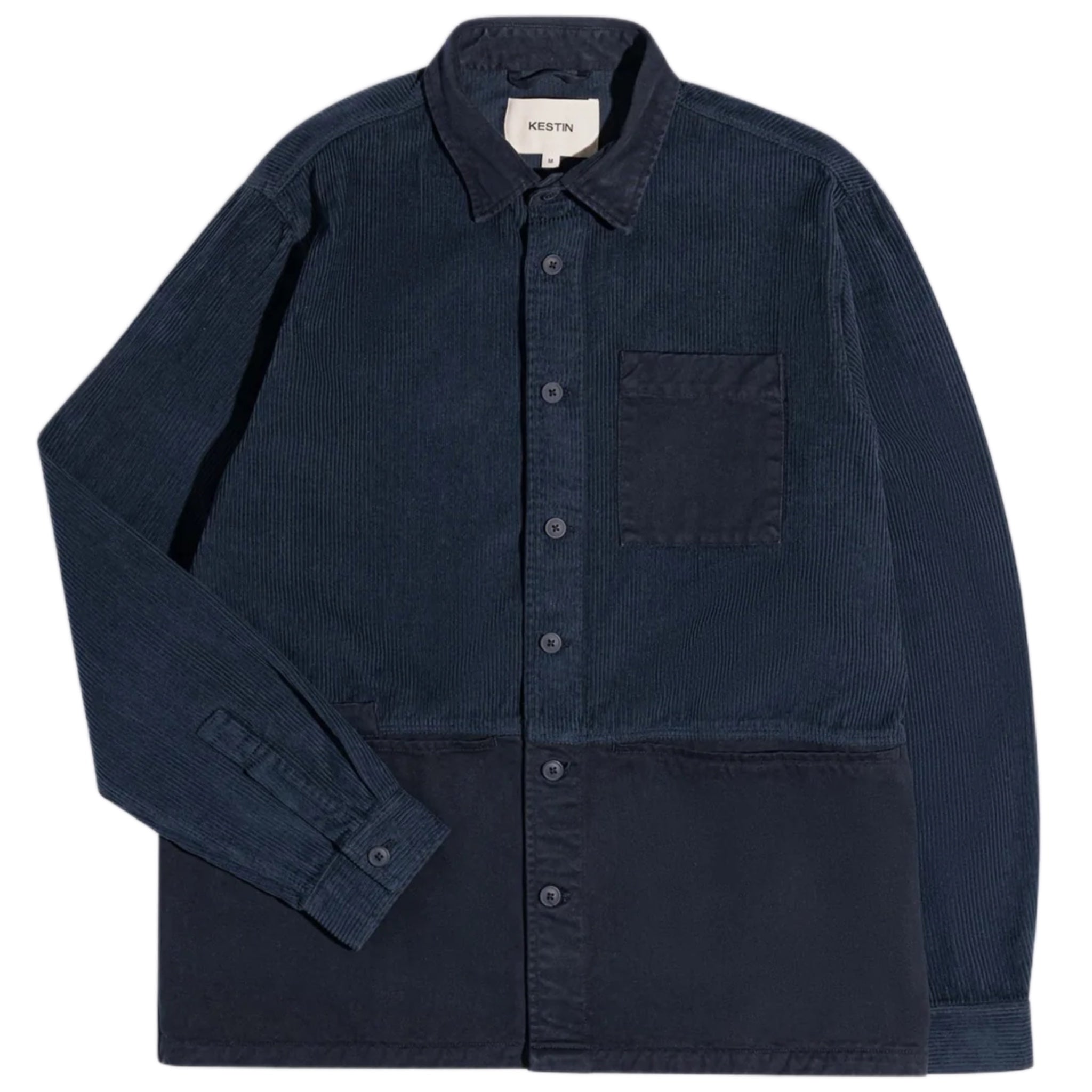 KESTIN Rosyth Shirt Jacket - Navy Corduroy | Garmentory