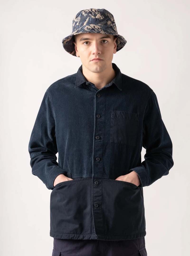 KESTIN Rosyth Shirt Jacket - Navy Corduroy | Garmentory