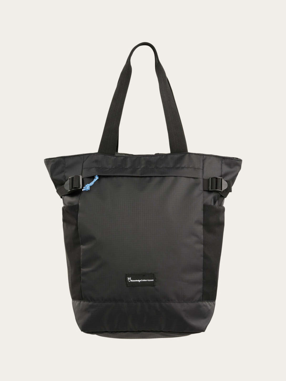 knowledge cotton apparel Packable tote backpack 25l - black | Garmentory