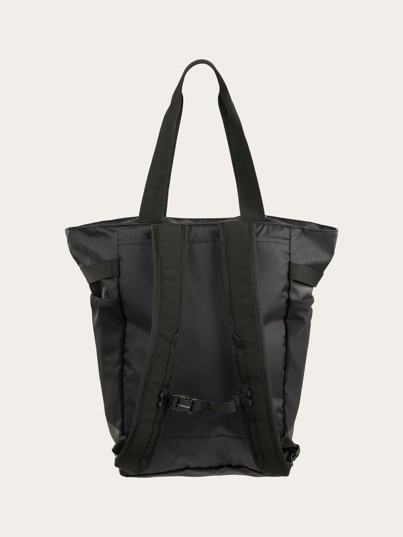 knowledge cotton apparel Packable tote backpack 25l - black | Garmentory