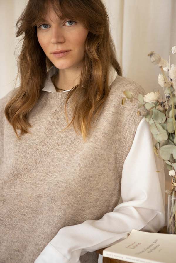 Jungle Folk Robin wool vest | Garmentory