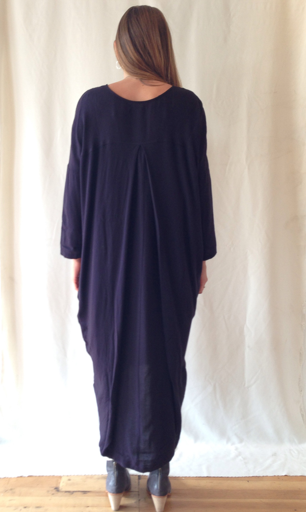 Black Crane Cocoon Dress | Garmentory