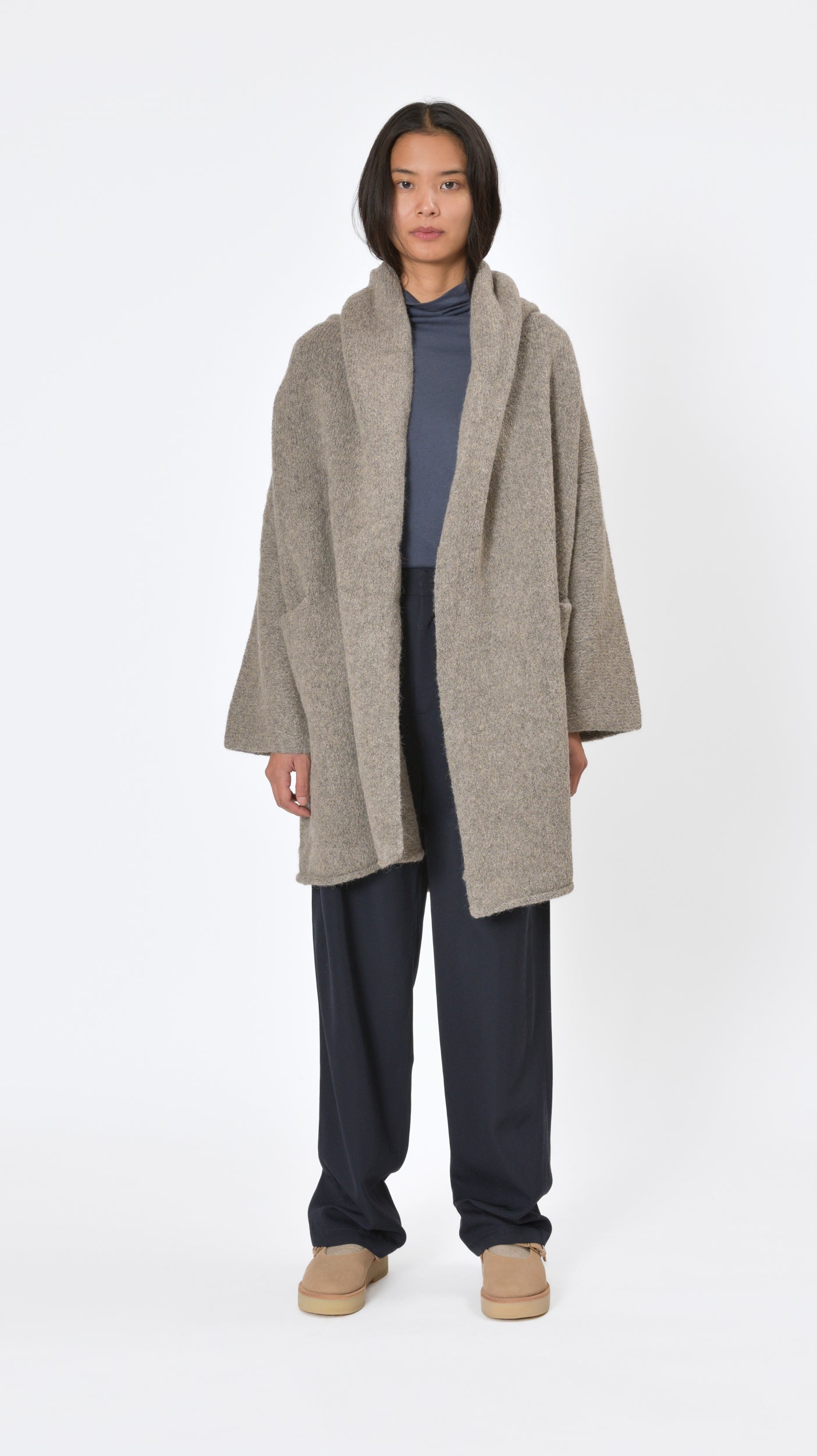 Lauren Manoogian Capote Coat - Rock | Garmentory