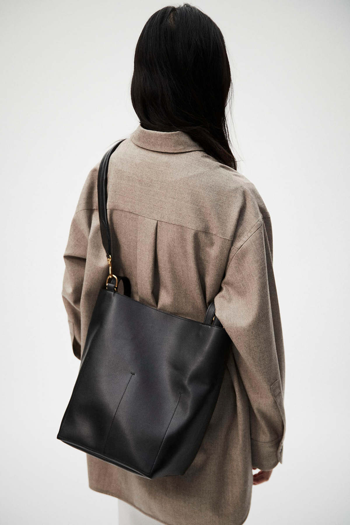 SAYAKA DAVIS NEW YORK Brooklyn Side Handle Tote - Black | Garmentory