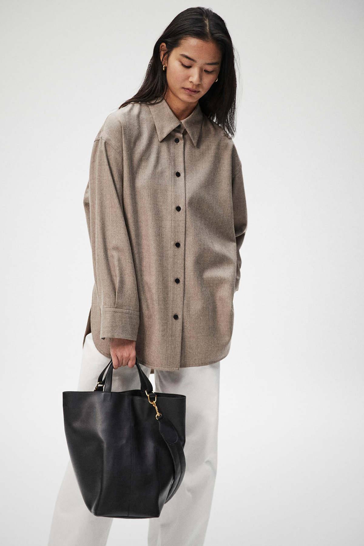 SAYAKA DAVIS NEW YORK Brooklyn Side Handle Tote - Black | Garmentory