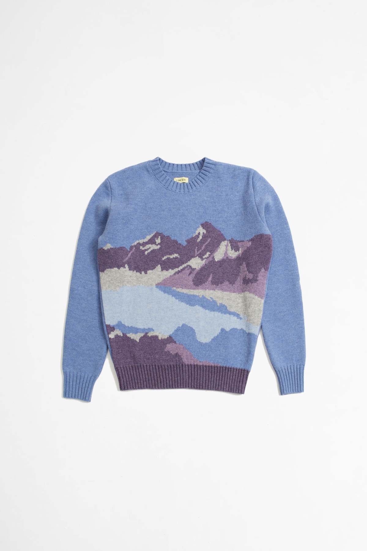 De Bonne Facture Jacquard Mountain Shetland Wool Sweater - Multi ...