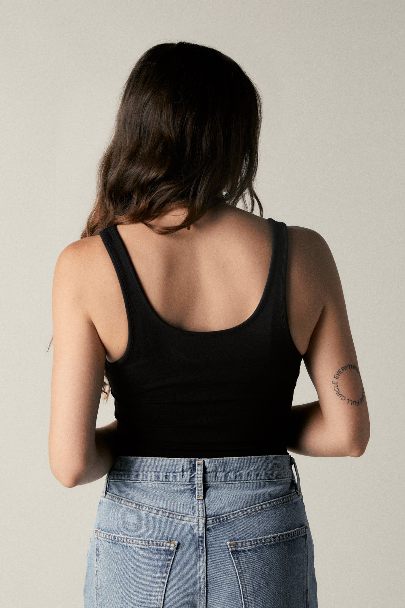 The Range No Bra Club Tank Black Garmentory