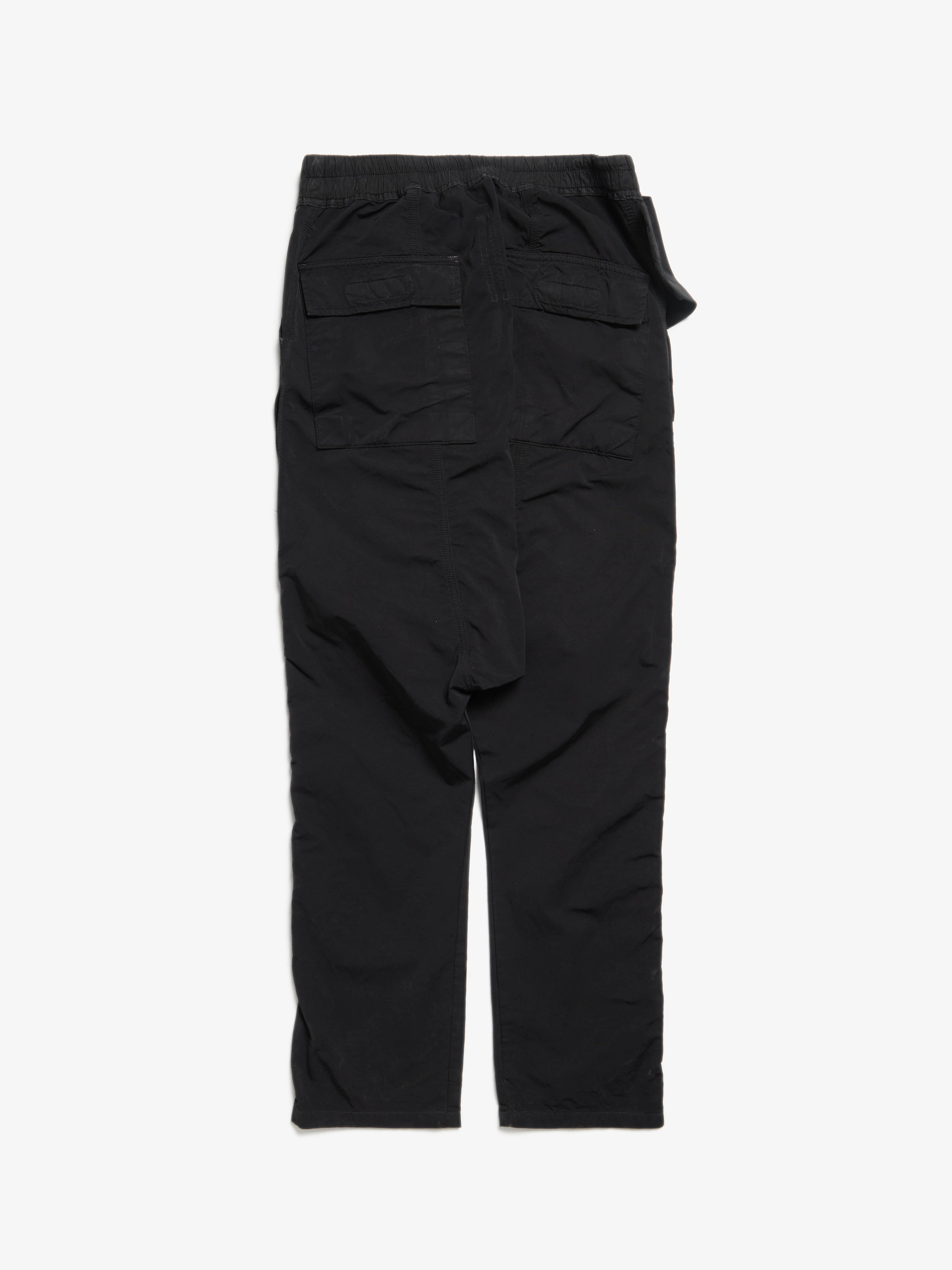 Rick Owens Drkshdw Memphis Cargo Drop Crotch Pants - Black | Garmentory