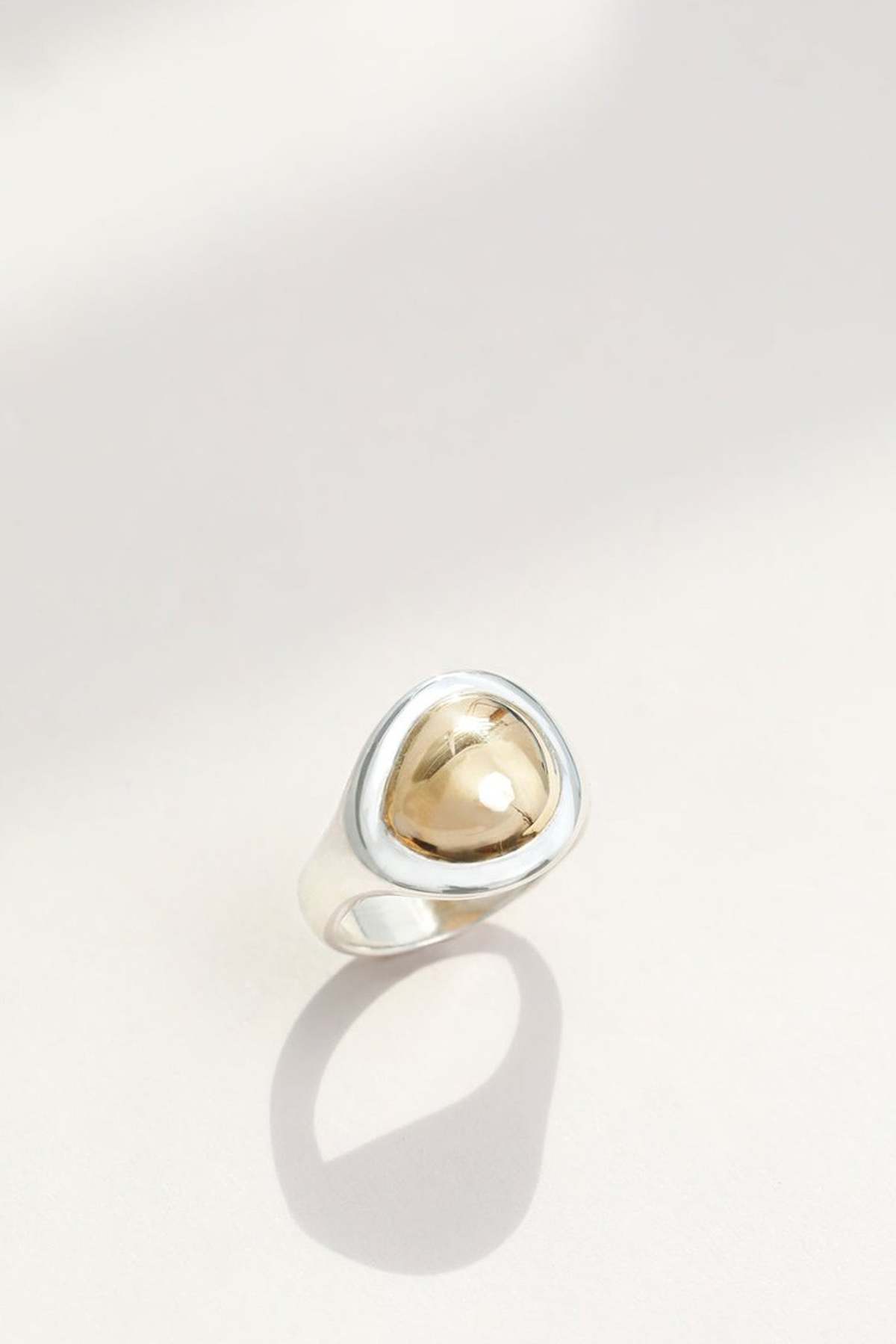 Hernán Herdez Domo Ring - Silver/Gold | Garmentory
