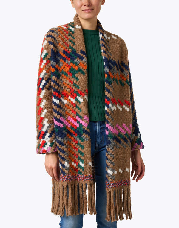 Vilagallo Sandra Woven Coat - Roma Jacquard | Garmentory