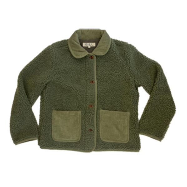 Alex Mill Sherpa Work Jacket - Military Olive | Garmentory