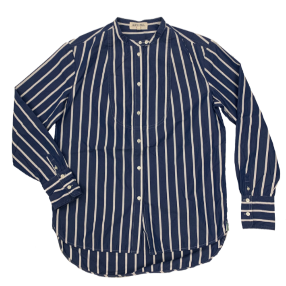 Alex Mill Wide Stripe Tuxedo Tunic - Navy | Garmentory