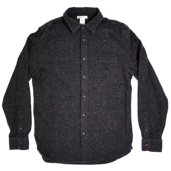 KATO The Ripper Shirt - Speckle Charcoal | Garmentory