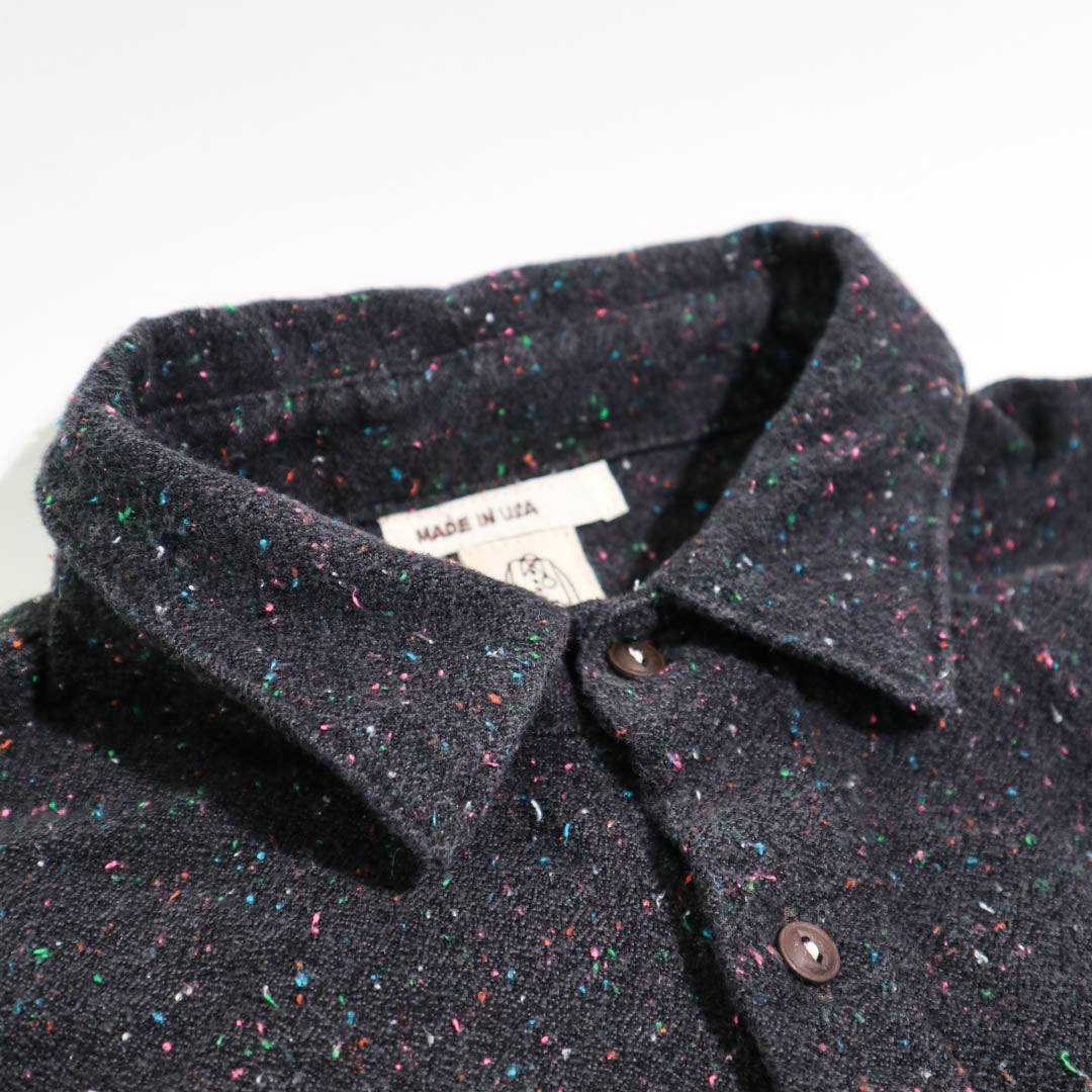 KATO The Ripper Shirt - Speckle Charcoal | Garmentory