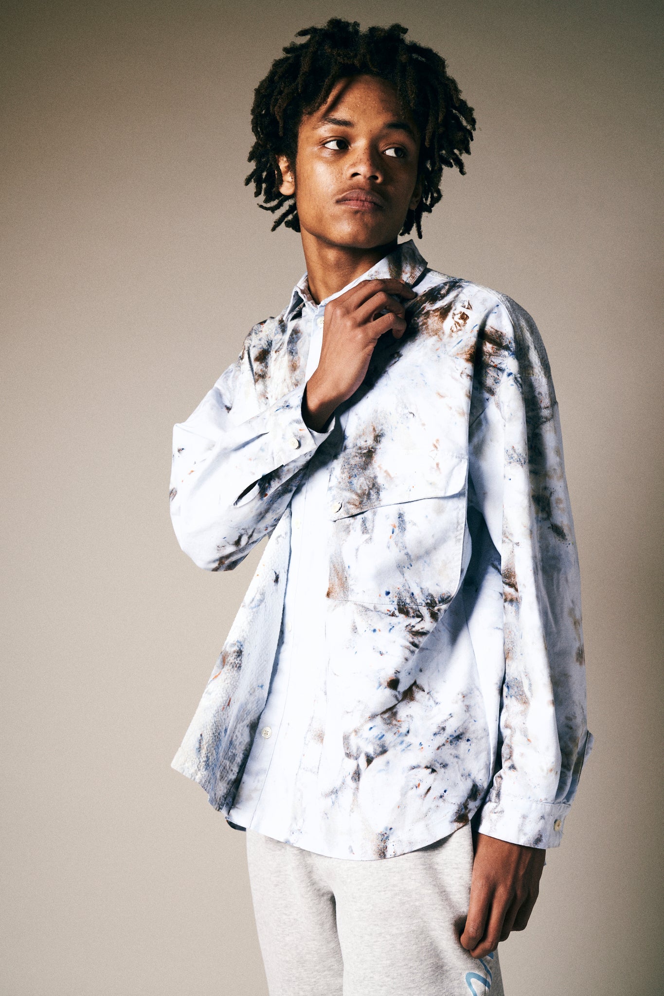 Riverside Tool & Dye Paneled Utility Shirt | Garmentory