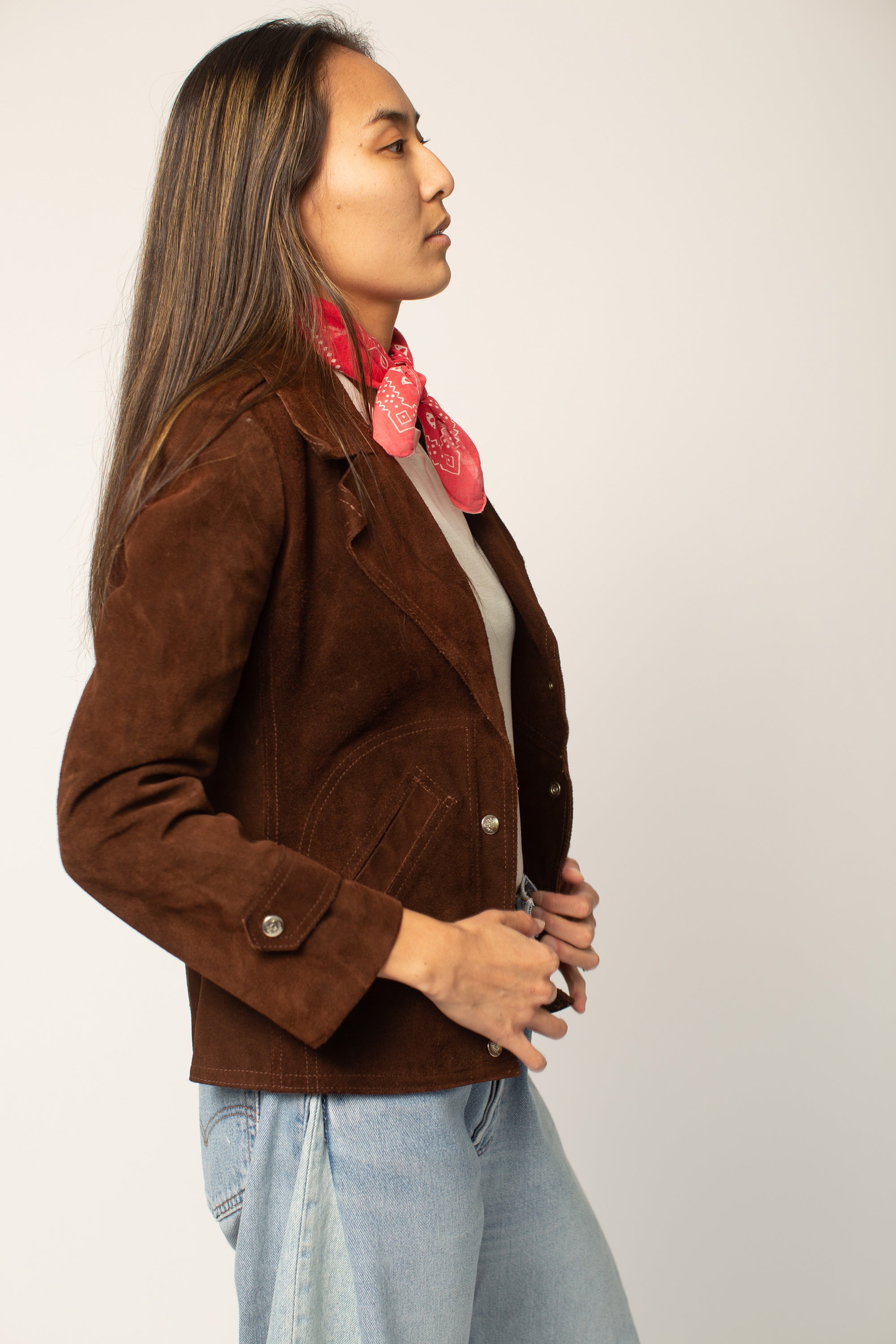 Vintage Preservation Vintage Suede Jacket - Brown | Garmentory