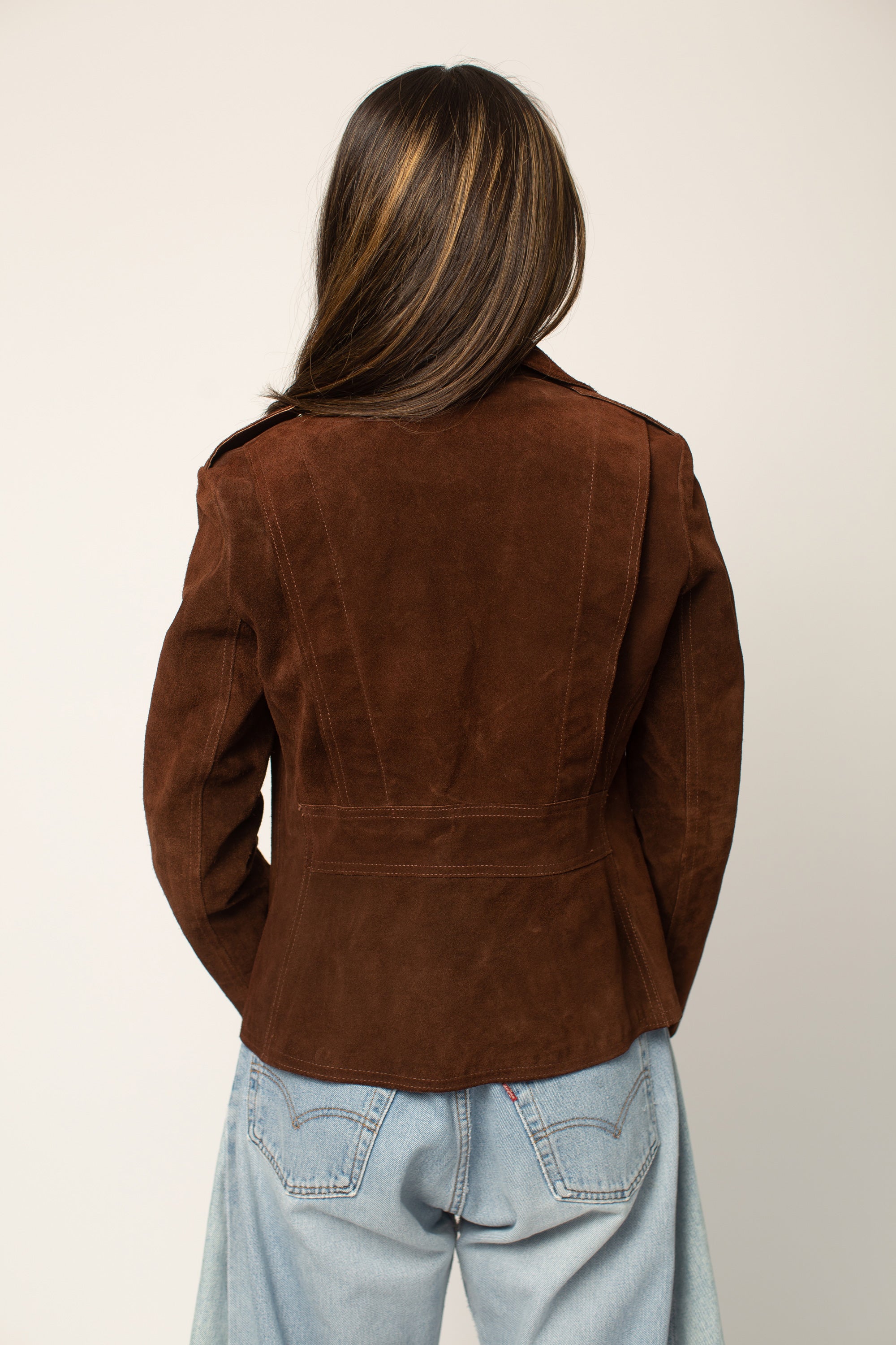 Vintage Preservation Vintage Suede Jacket - Brown | Garmentory