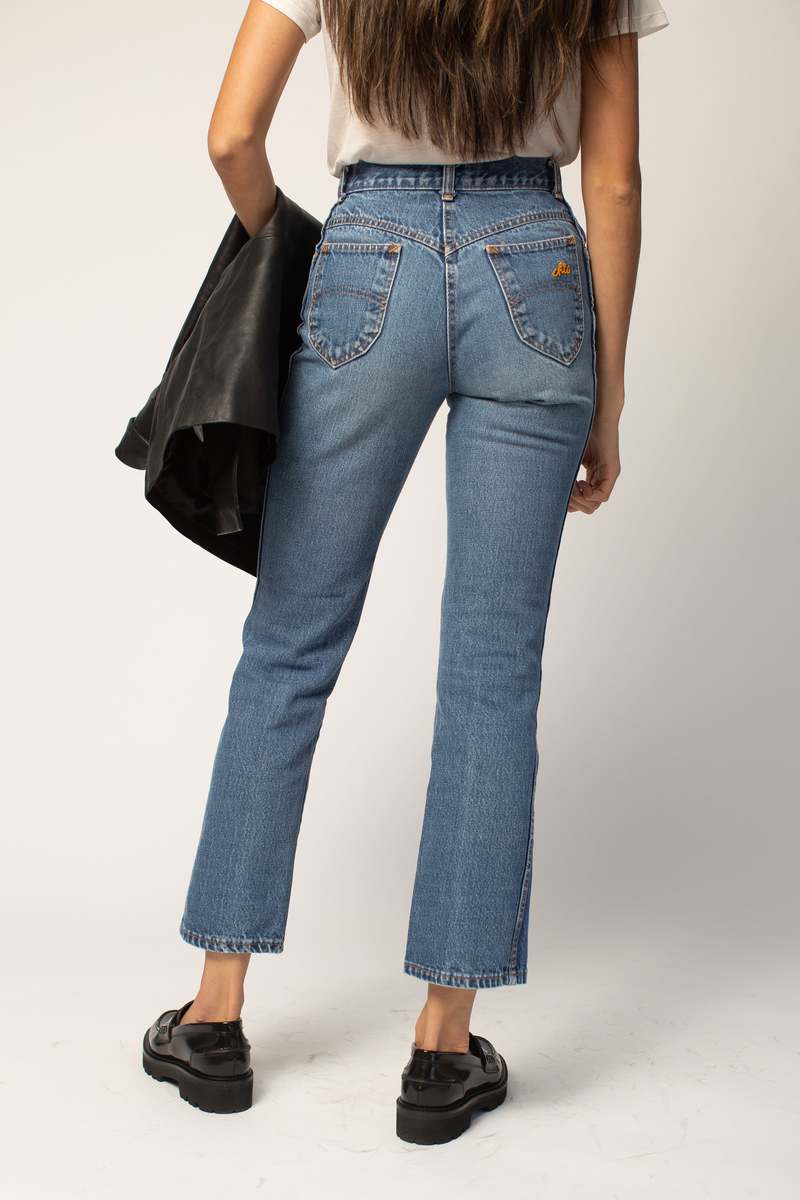 High-Rise Straight Leg Jeans | Garmentory