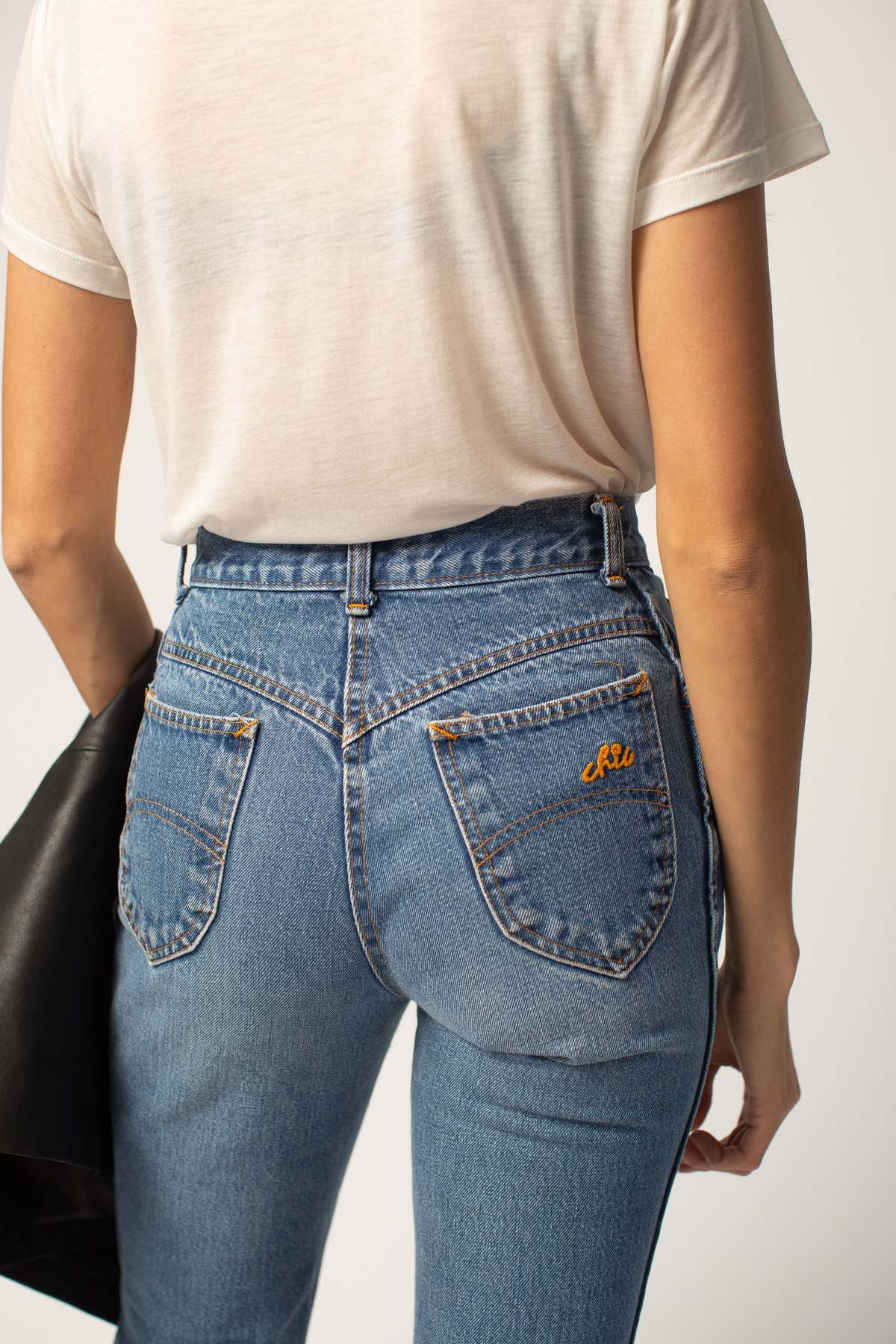High-Rise Straight Leg Jeans | Garmentory