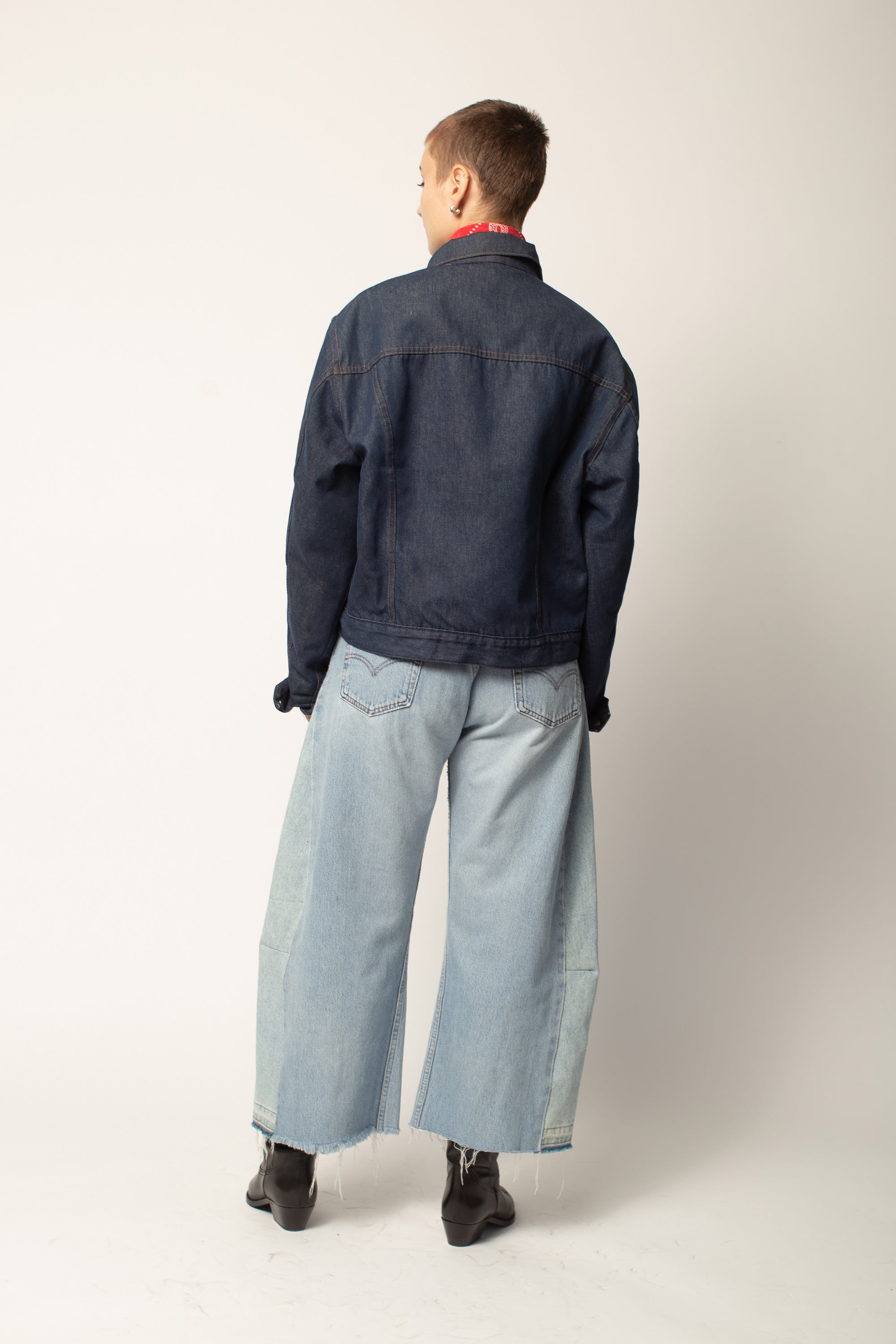 Insulated Denim Trucker Jacket | Garmentory