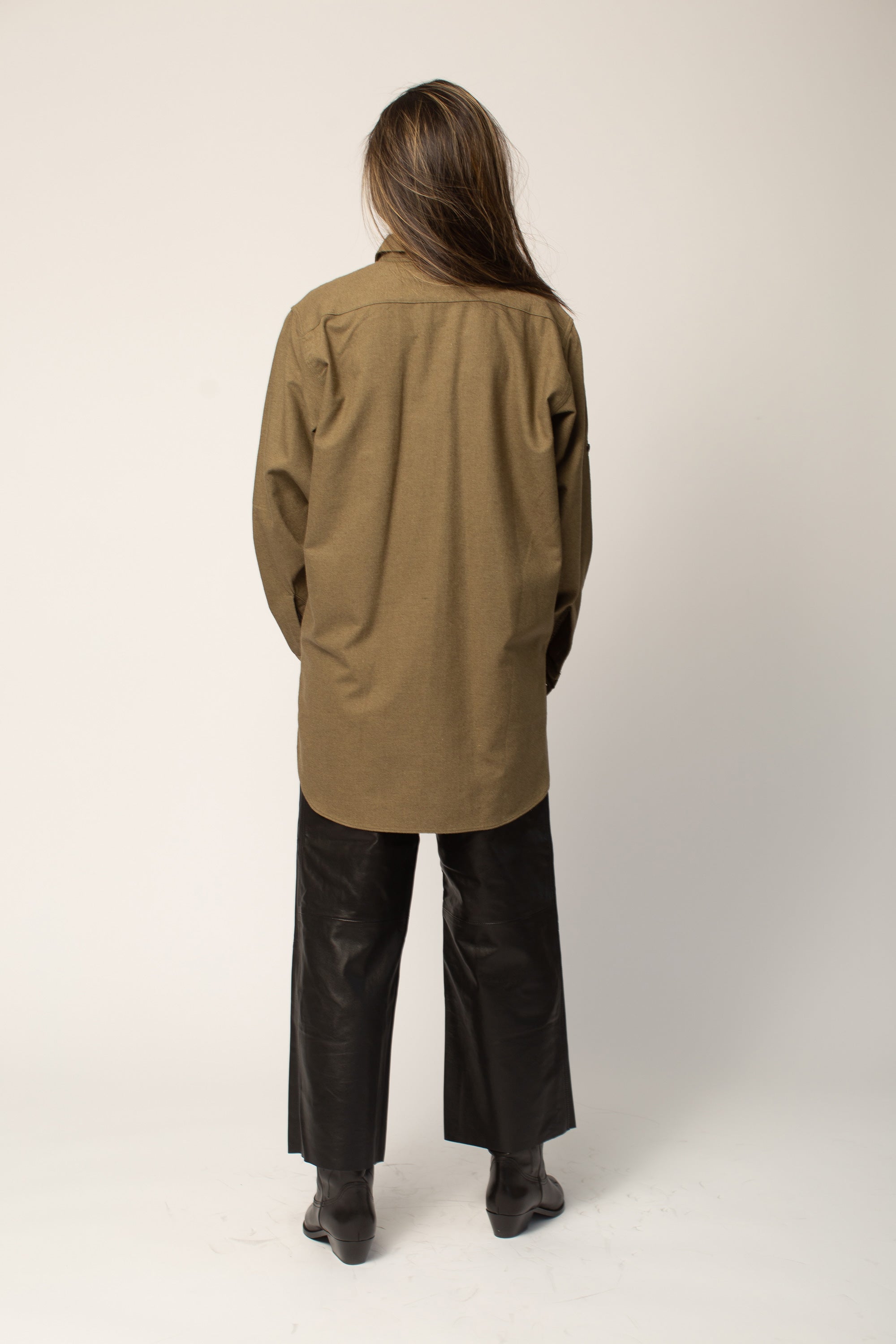 Vintage Preservation Vintage Wool Military Button Up - Green | Garmentory