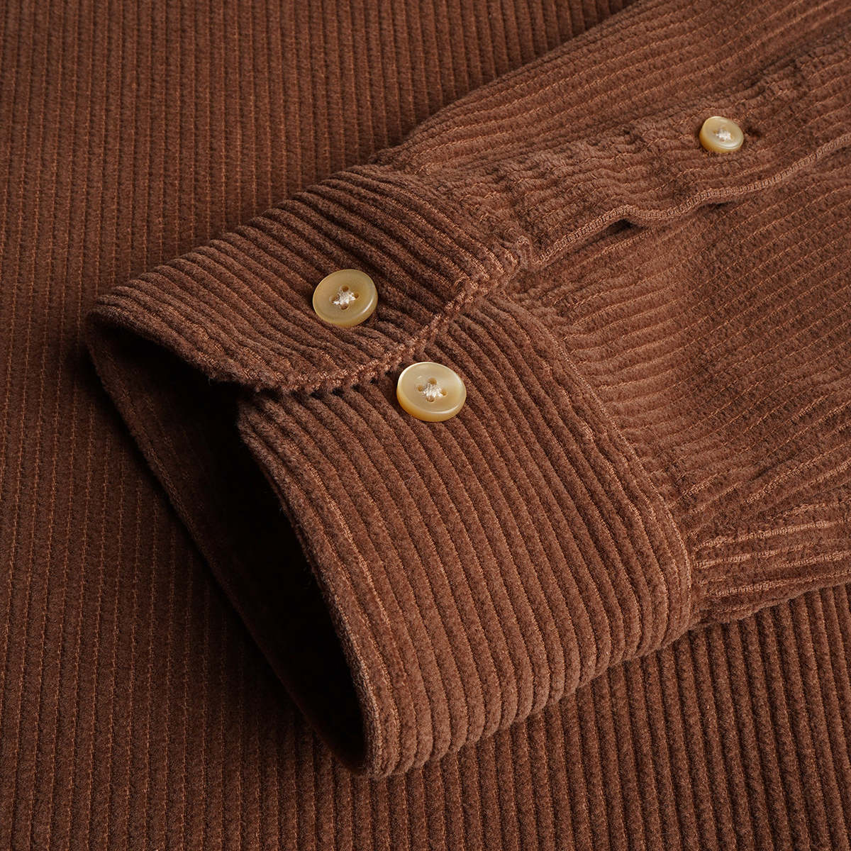 PORTUGUESE FLANNEL Lobo Corduroy Shirt - Brown | Garmentory