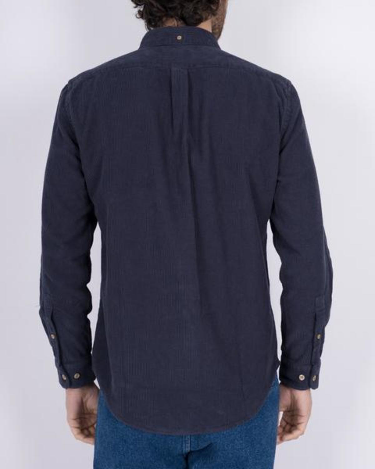 Portuguese Flannel Lobo Corduroy Shirt - Navy | Garmentory
