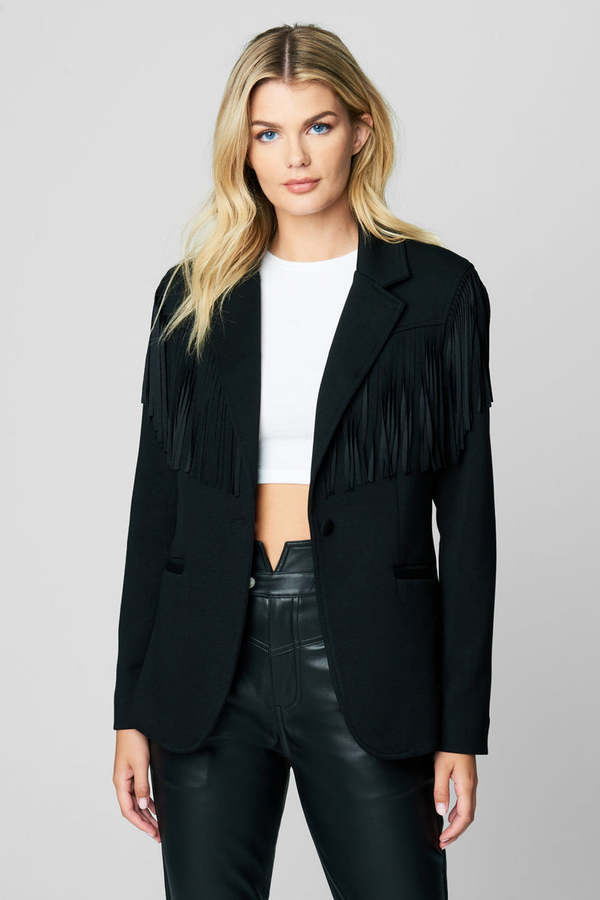 BLANK NYC Fringe Blazer - Show Stopper | Garmentory