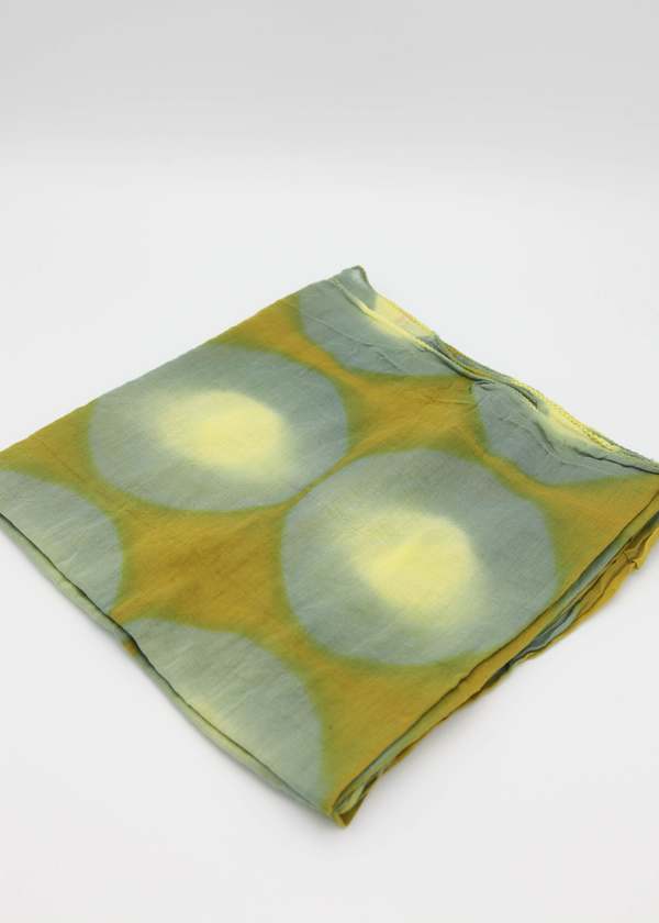 Auntie Oti Circle in Circle Bandana - Mustard | Garmentory