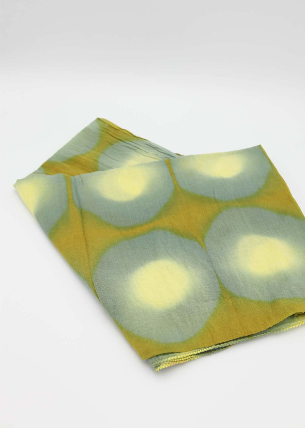 Auntie Oti Circle in Circle Bandana - Mustard | Garmentory