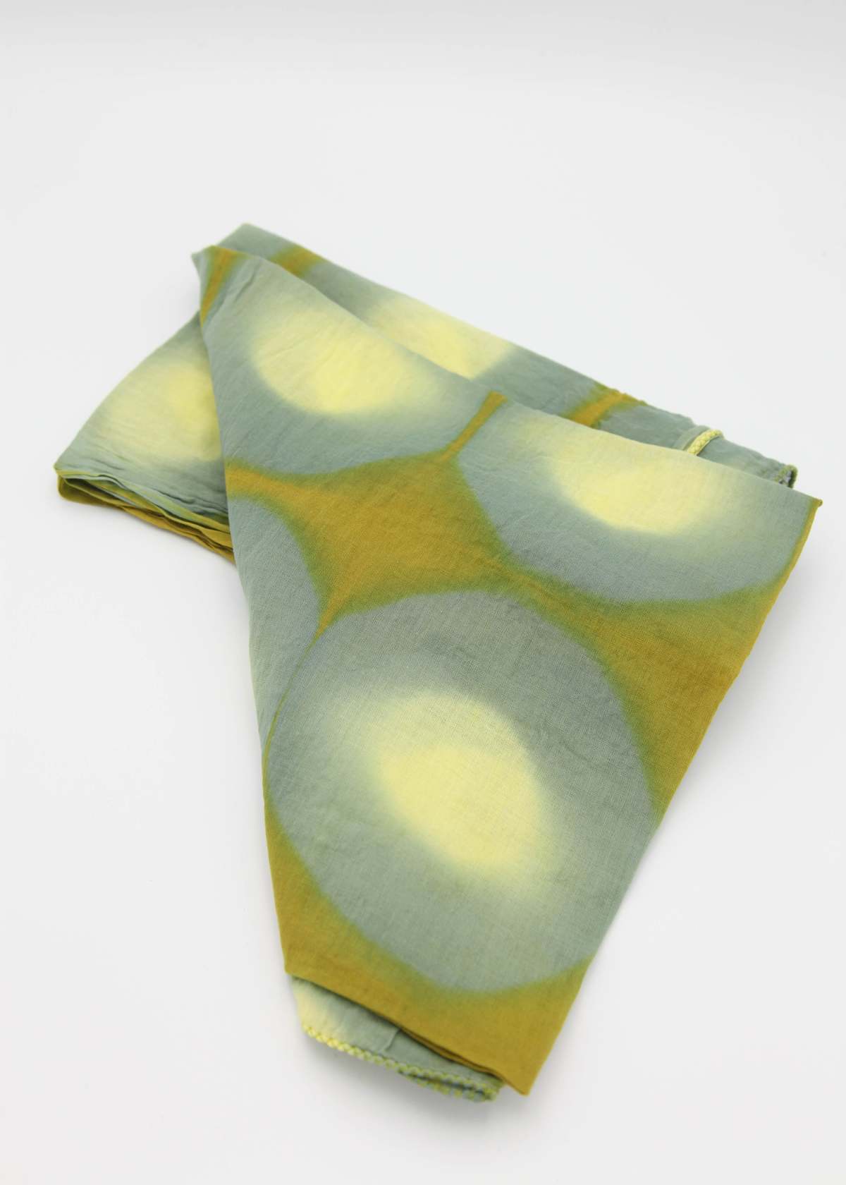 Auntie Oti Circle in Circle Bandana - Mustard | Garmentory