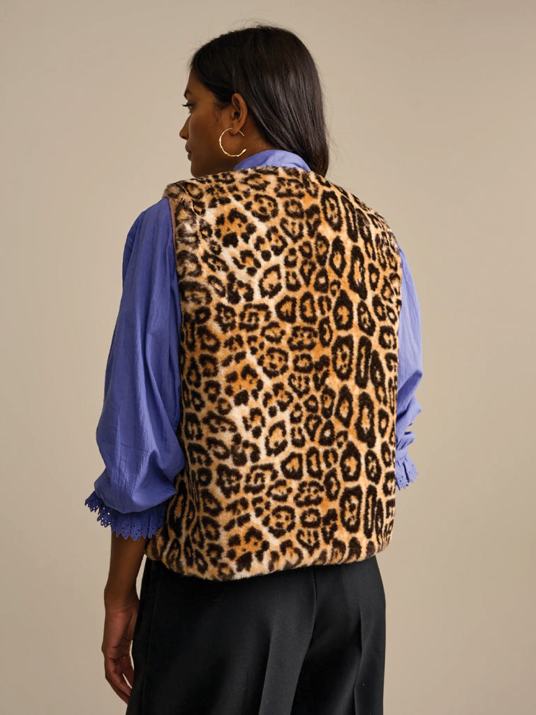 Bellerose Less Gilet - Blue Check | Garmentory