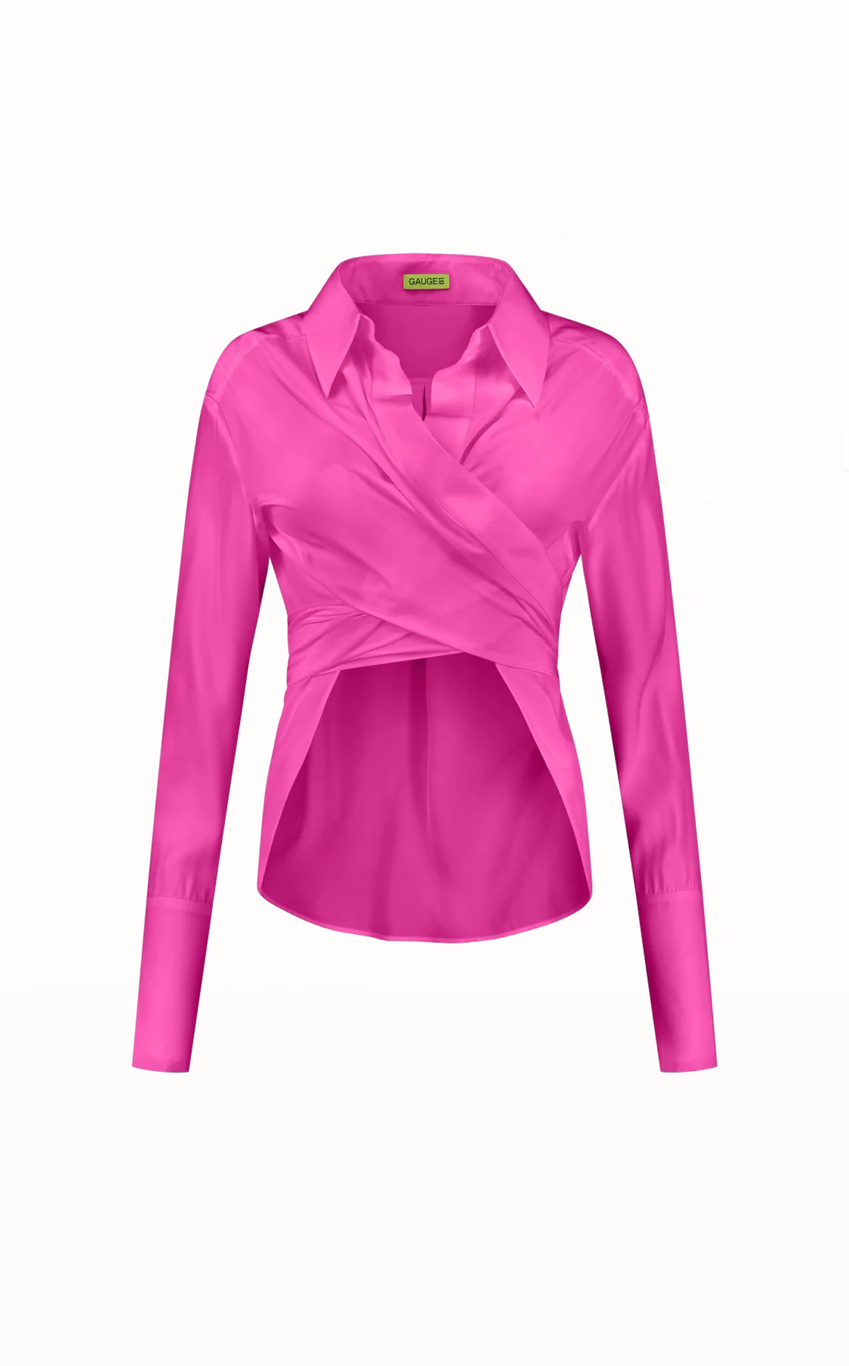 GAUGE81 Sabina Silk Shirt - Hot Pink | Garmentory