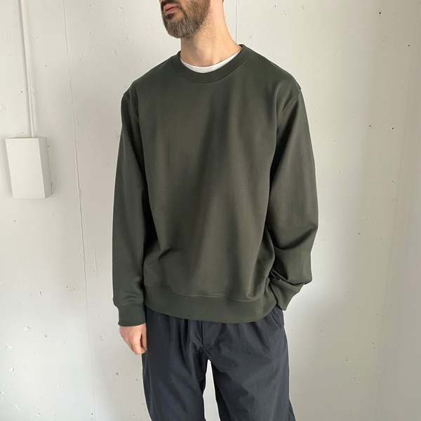 Still By Hand Pivot Sleeve Sweatshirt - Green | Garmentory