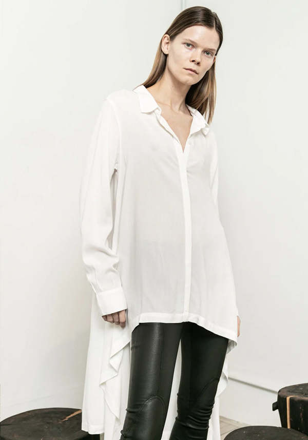 Nicholas K Hi Low Button Down Blouse | Garmentory