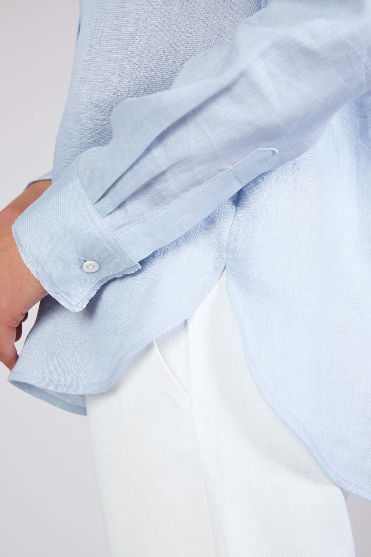 Laing Isola Linen Shirt - Sky | Garmentory