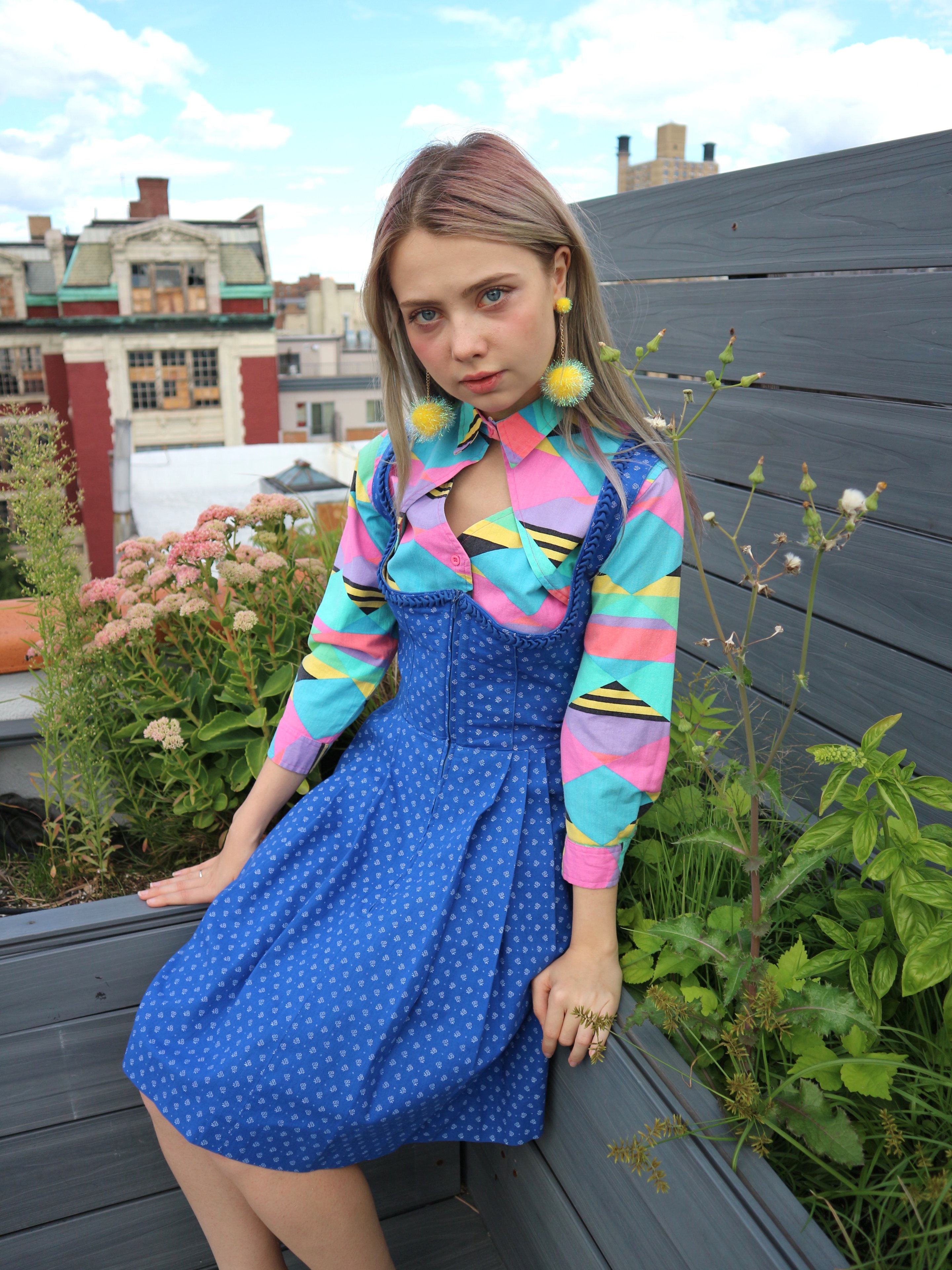 Vintage HOH Curate 90s Wrangler Crop Top - Multi | Garmentory