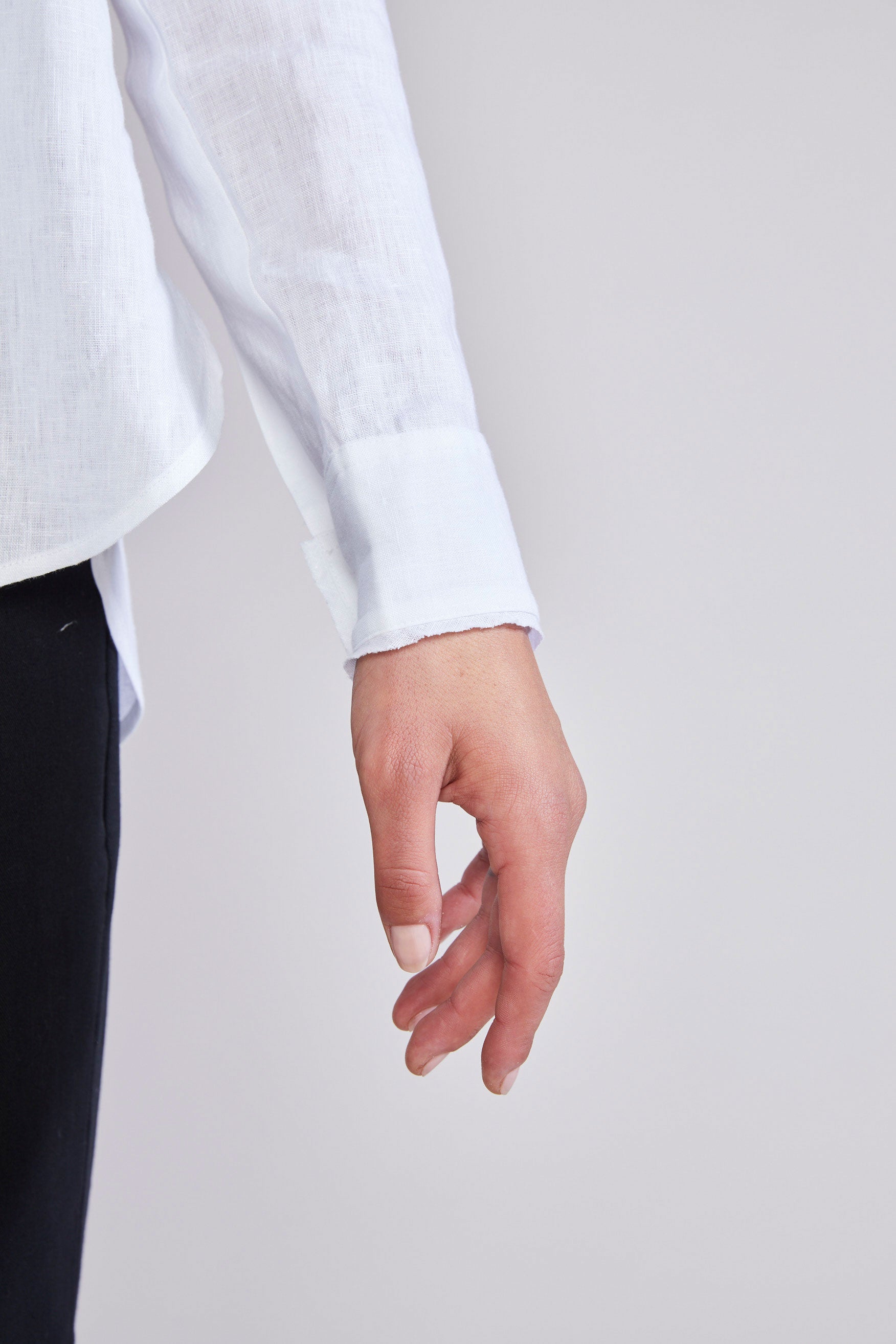 Laing Isola Linen Shirt - White | Garmentory