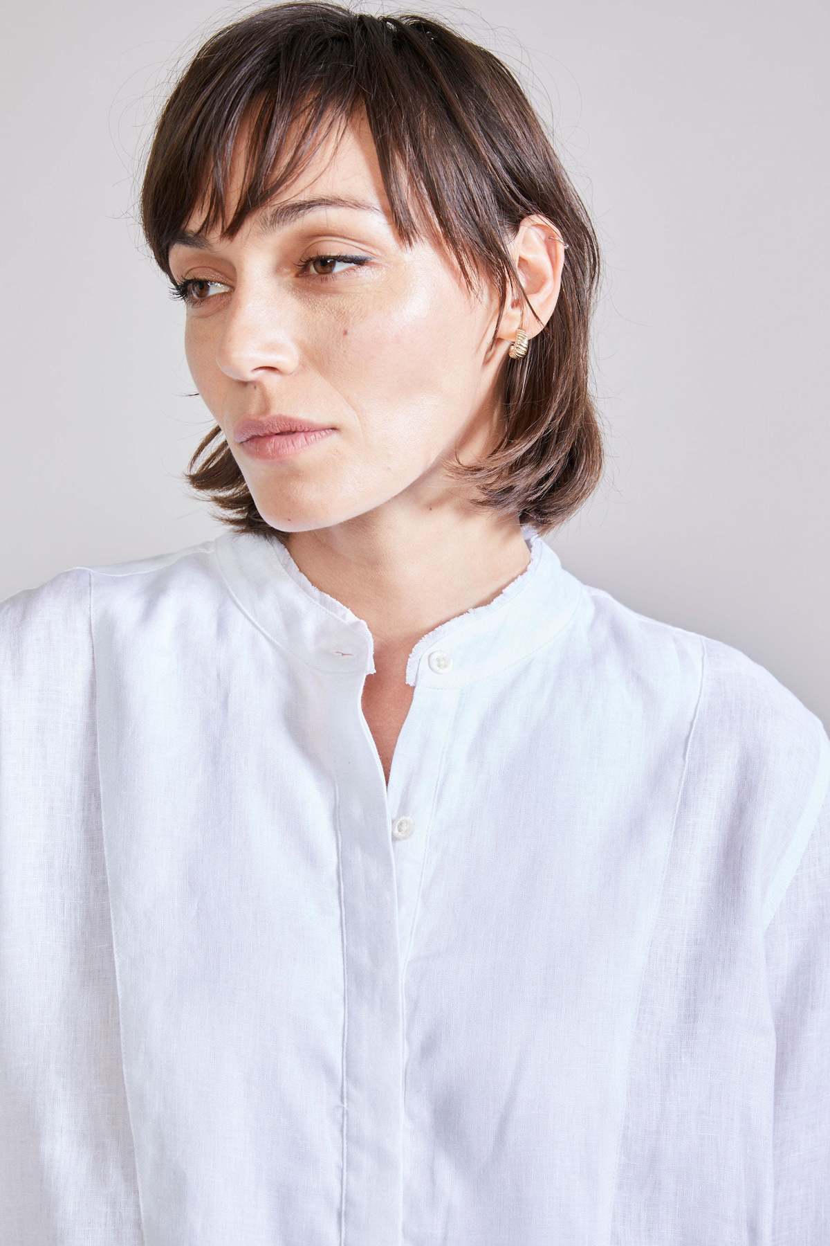 Laing Isola Linen Shirt - White | Garmentory