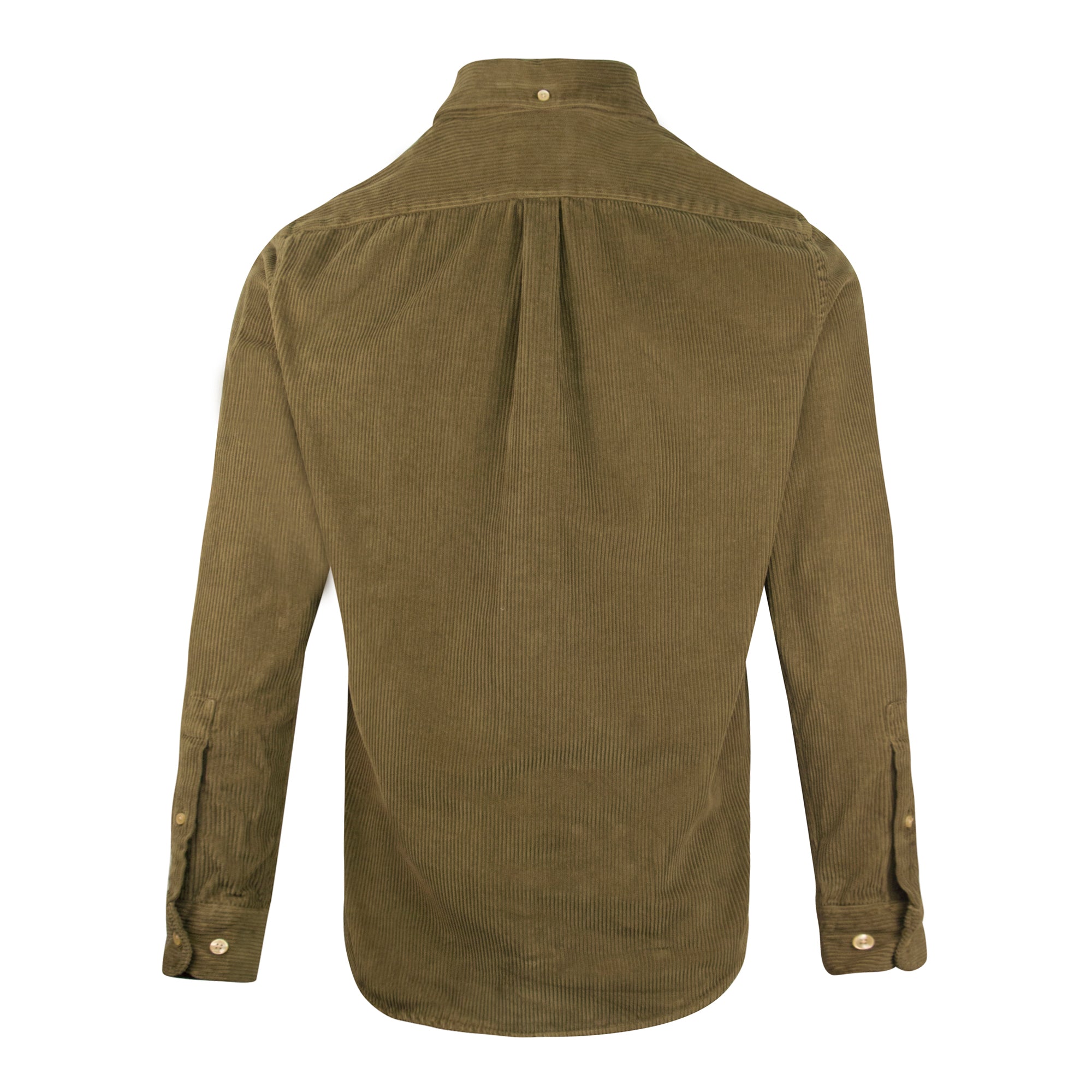 Portuguese Flannel Lobo Corduroy Shirt - Olive | Garmentory
